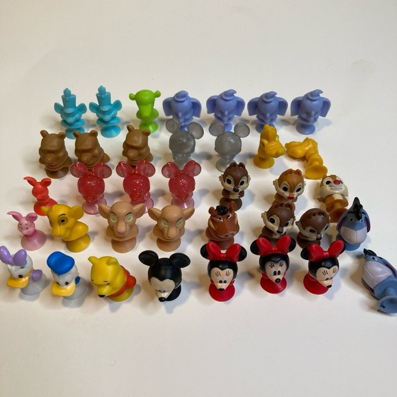 Disney | Toys | Lot Of 37 Disney Micro Mini Suction Cup Toy Rubber ...
